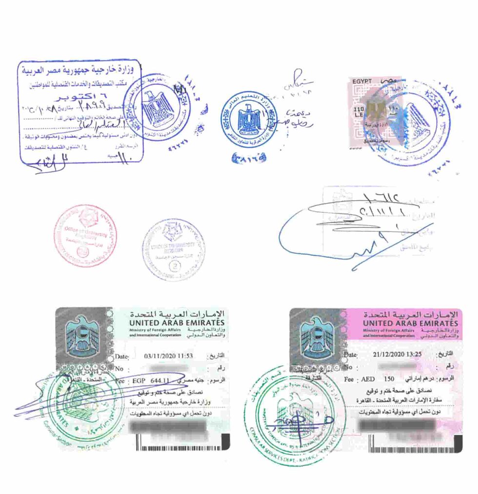 Egypt Certificate Attestation